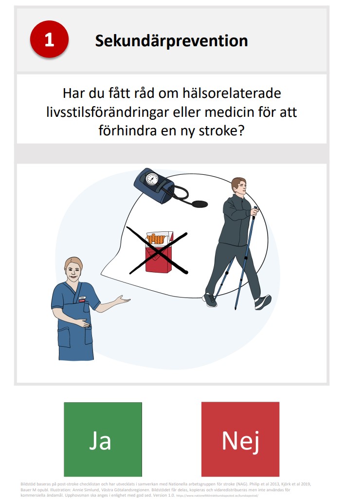 Post-Stroke Checklist | Institutionen för neurovetenskap och fysiologi ...
