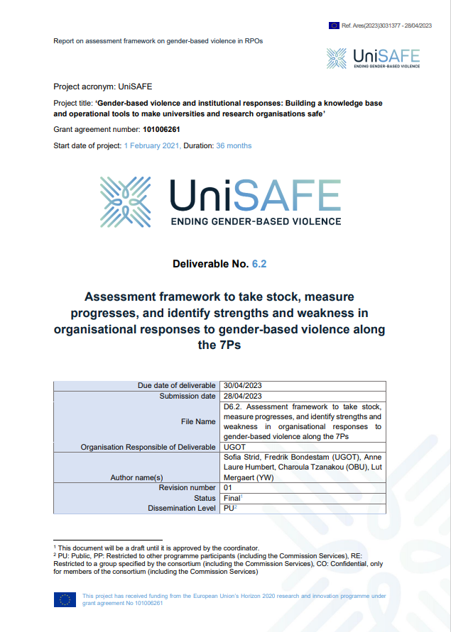 Ways to strengthen academic institutions' work against gender-based violence | University of ...