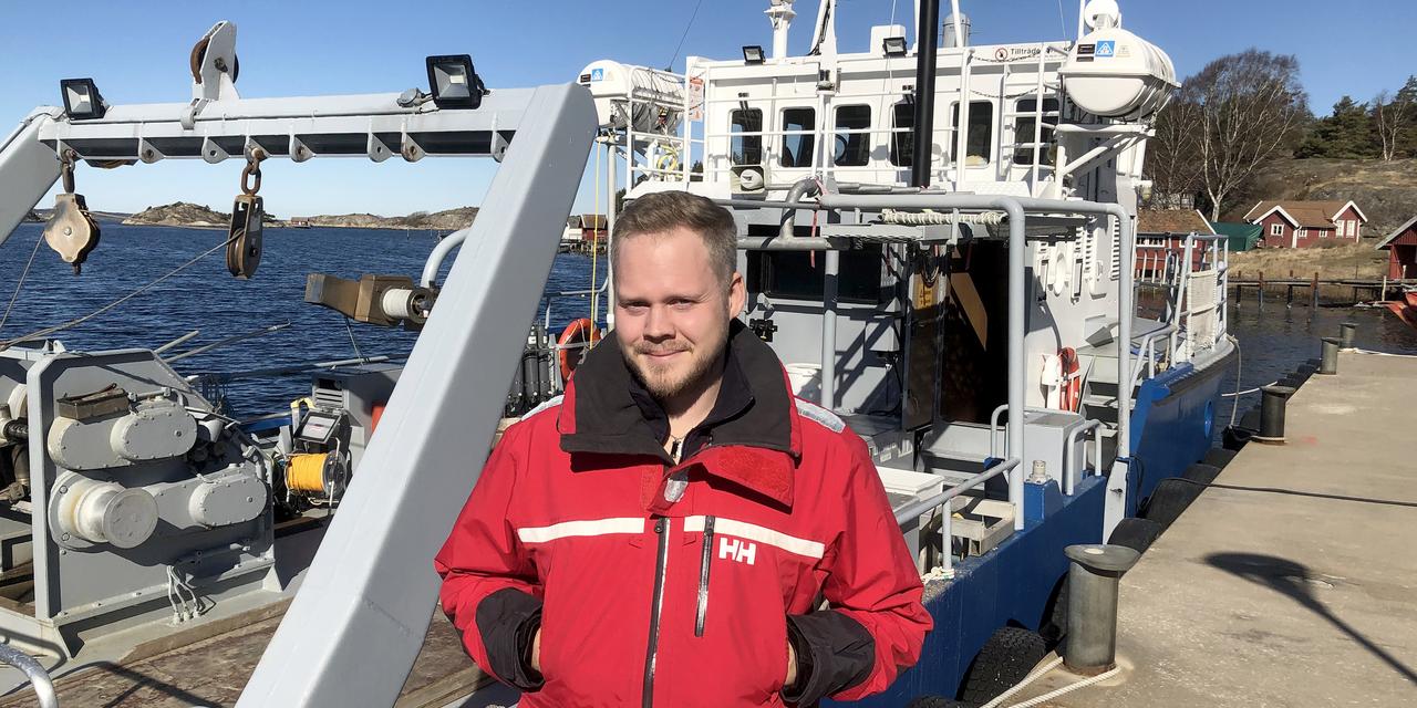Linus Andersson is new captain at Tjärnö Laboratory | Department of ...
