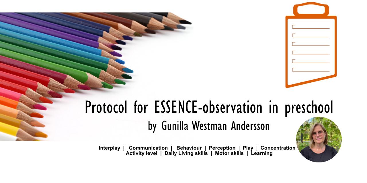 Observation of children in preschool setting | University of Gothenburg