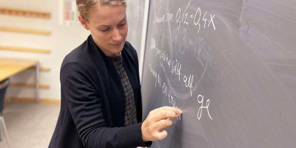 Hon vill riva hindren i undervisningen om algebra | Göteborgs universitet